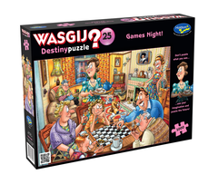 Wasgij Destiny #25 Games Night 1000 Piece Puzzle – Toyworld NZ