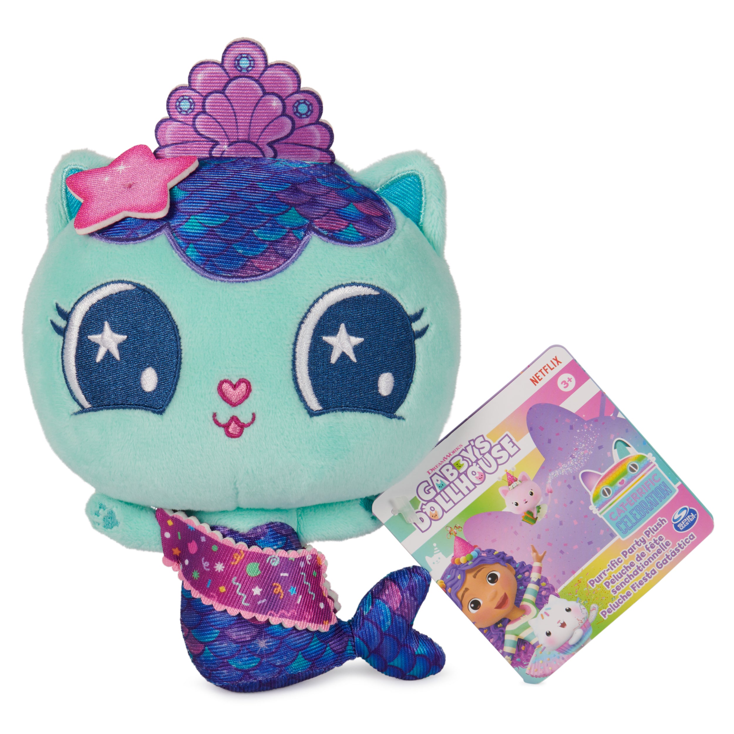 Gabby's Dollhouse Plush Basic Plush Celebration MerCat – Toyworld NZ