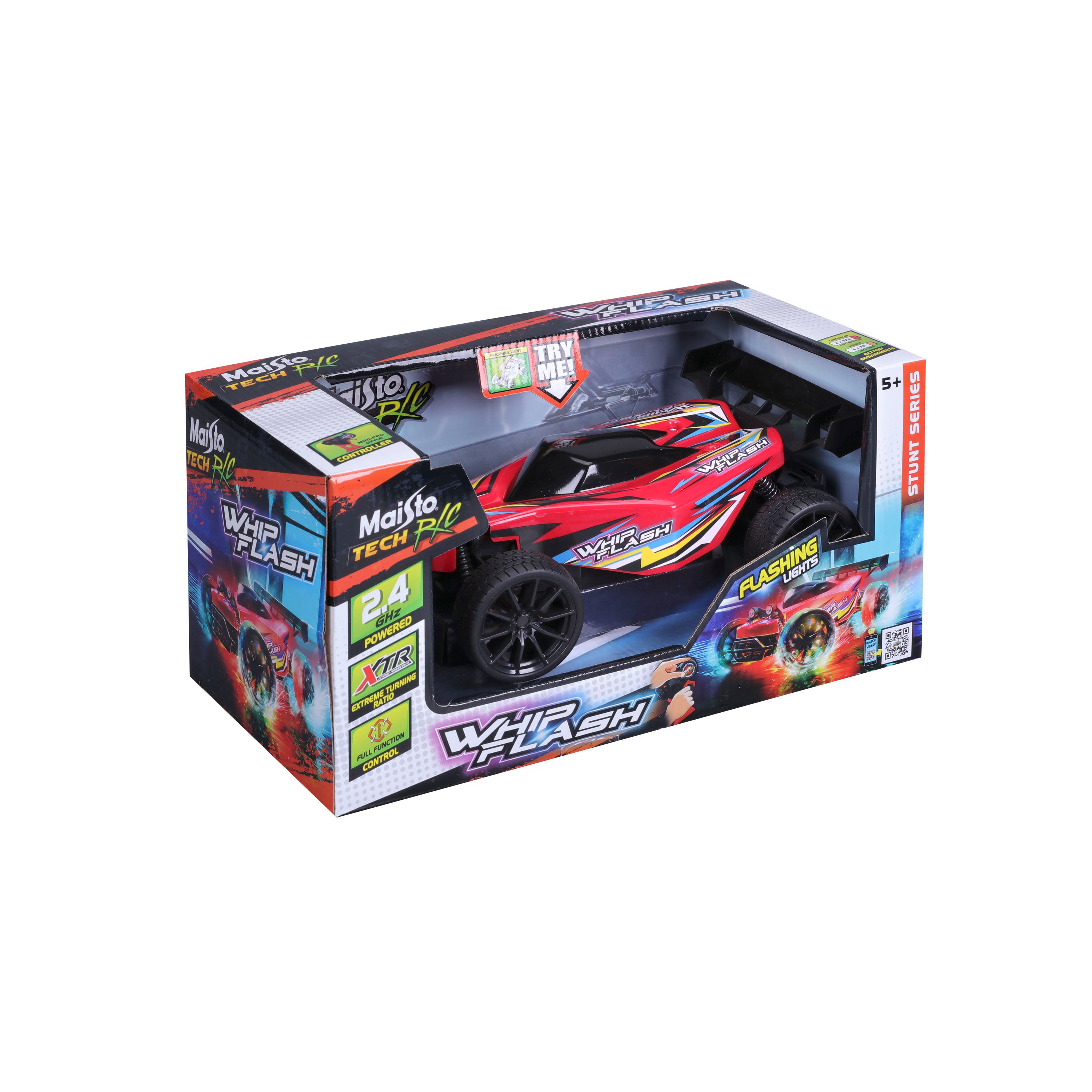 Maisto Tech RC Whip Flash Buggy Light Up 2.4G - Red – Toyworld NZ