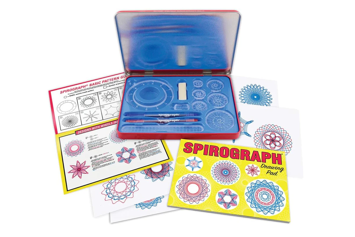 Spirograph Retro Design Tin – Toyworld NZ
