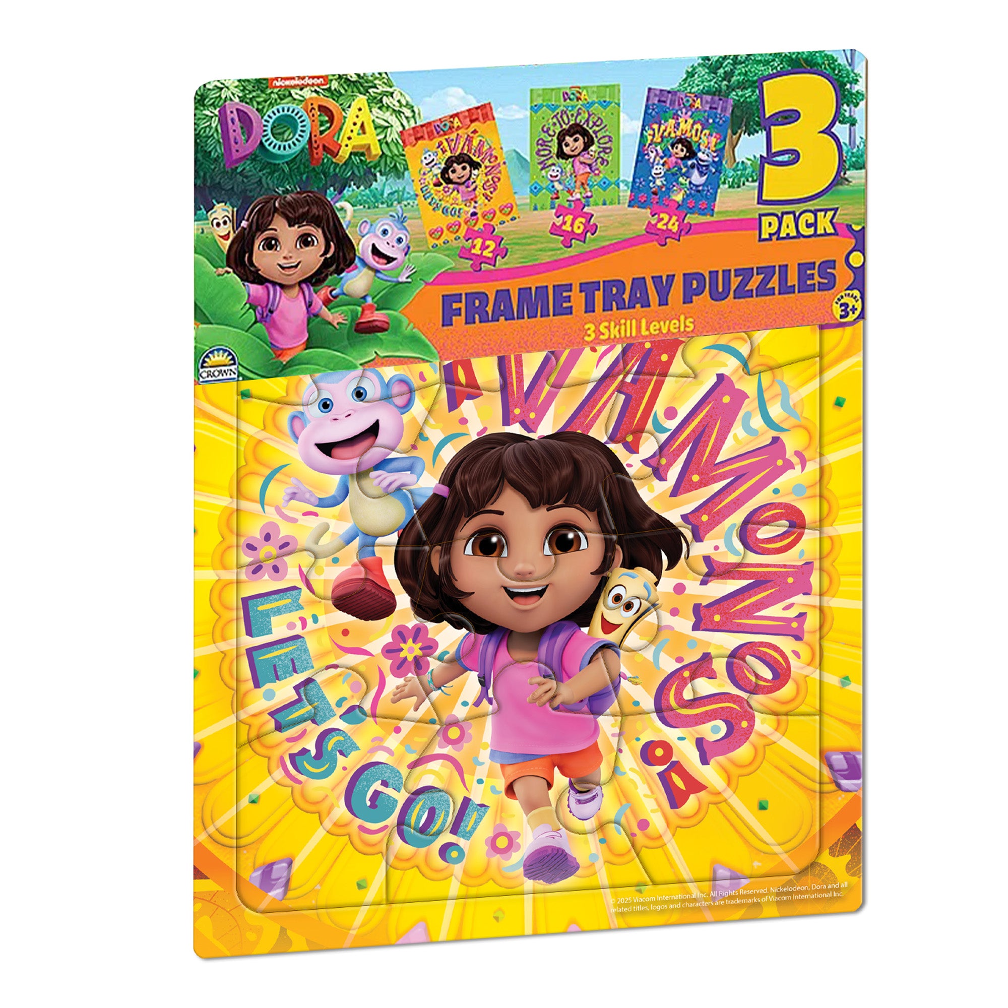 Dora Frame Tray Puzzles 3 Pack – Toyworld NZ