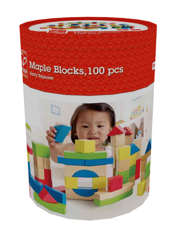 Hape Build Up And Away Blocks 100 Pieces – Toyworld NZ
