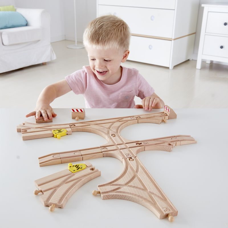 Hape Train Track Expansion Pack – Toyworld NZ