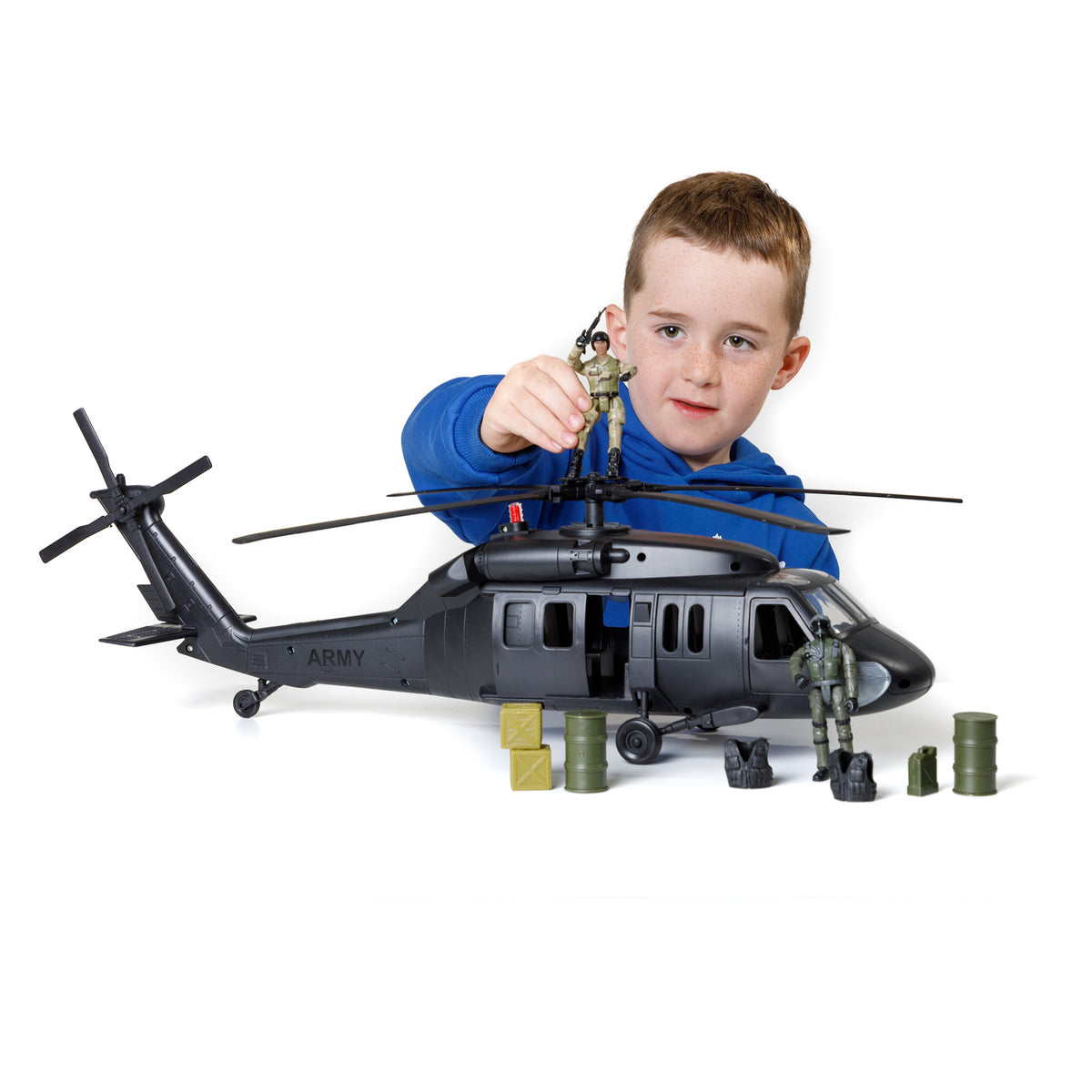 World Peacekeepers 1:18 Black Hawk Helicopter – Toyworld NZ
