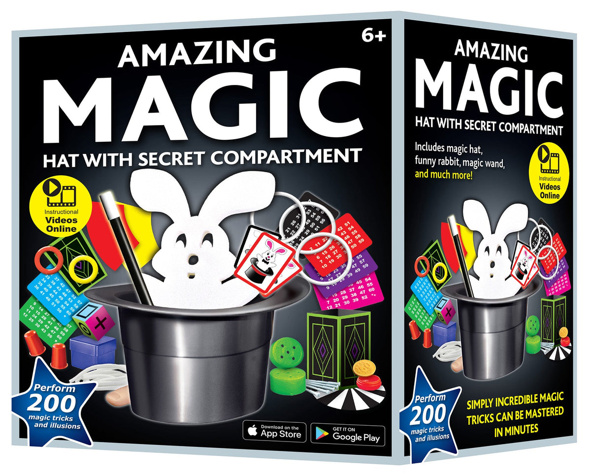 Amazing Magic Hat With Secret Compartment 200 Tricks – Toyworld NZ