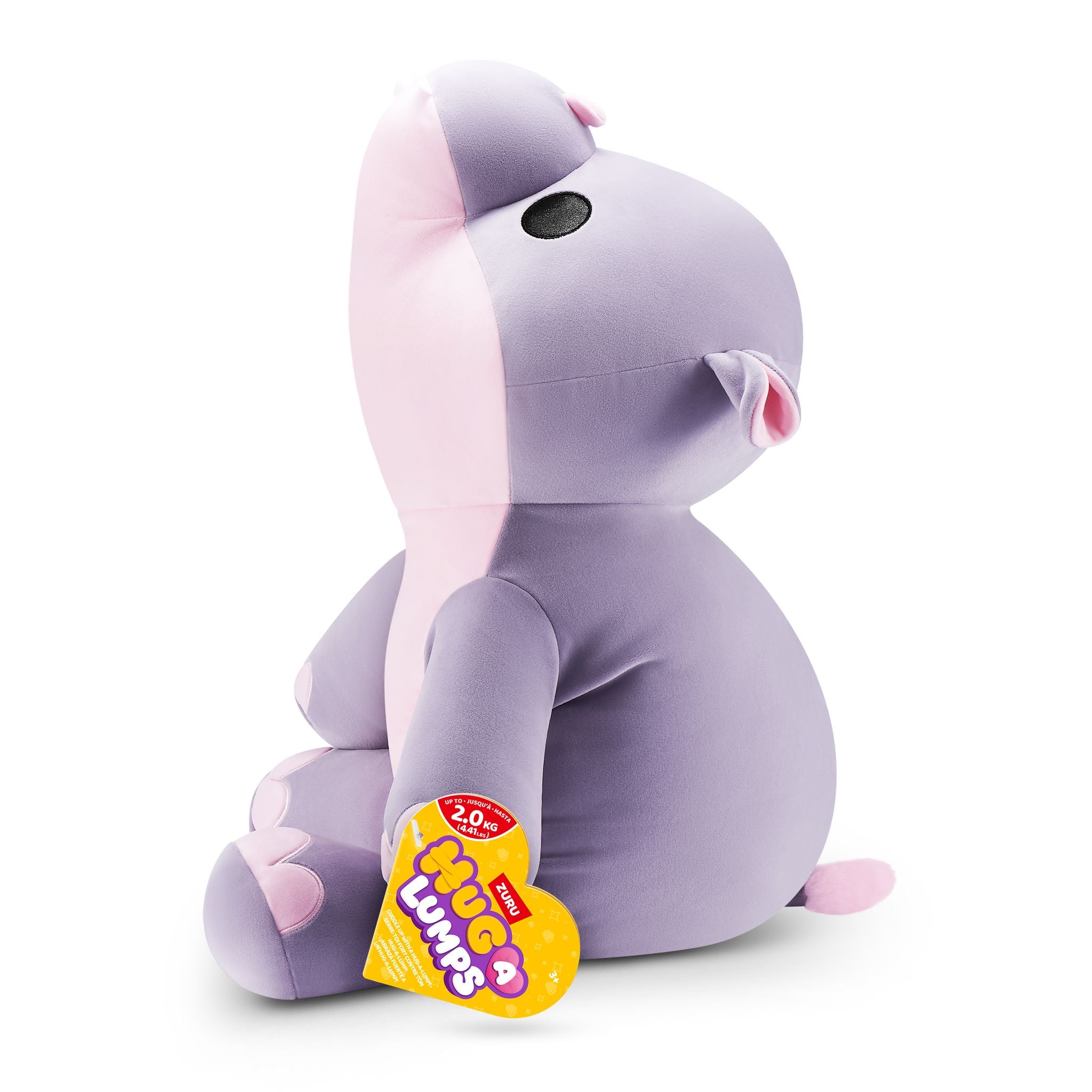 ZURU Hug A Lumps Large S1 Weighted Plush - Harley the Hippo – Toyworld NZ