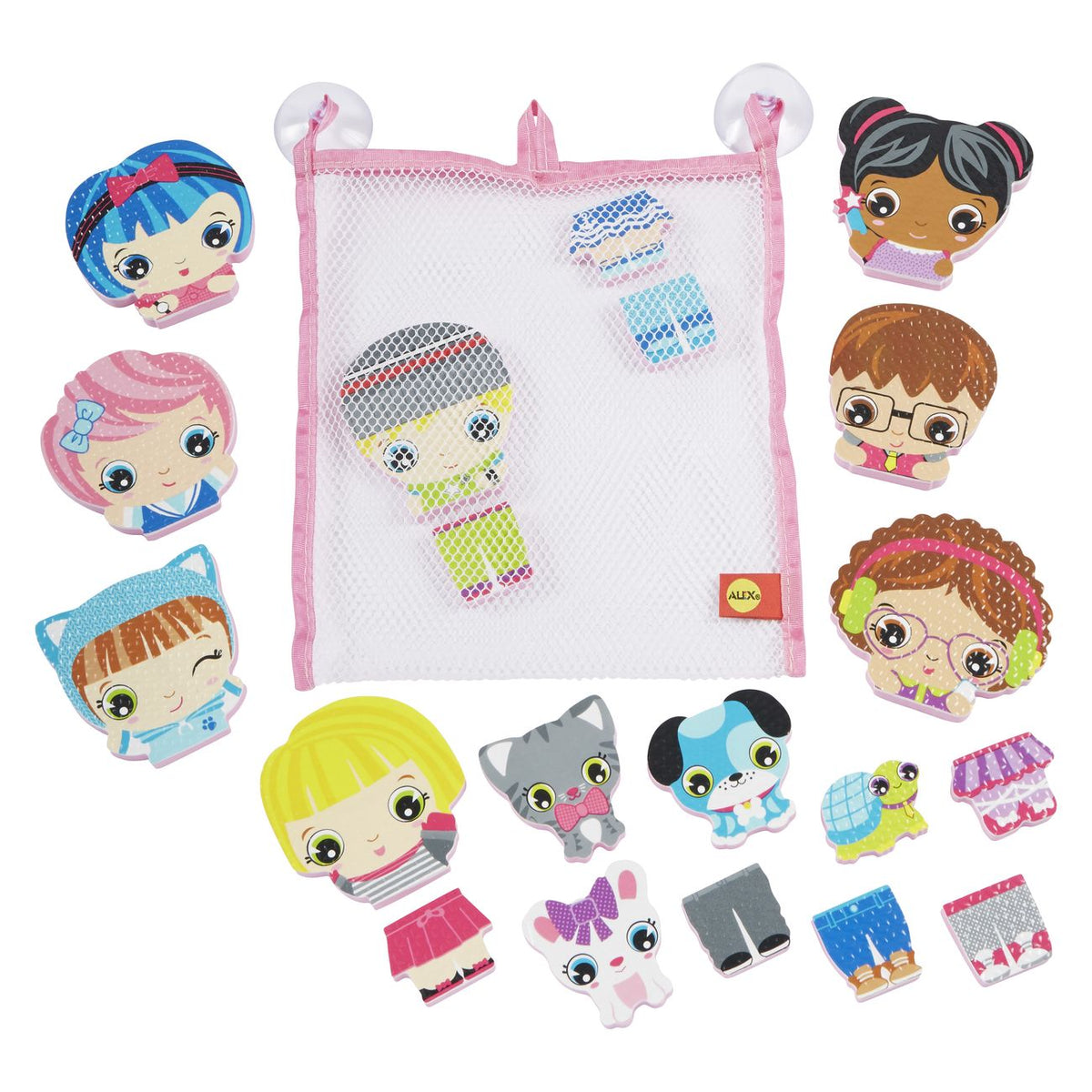 Alex Bath Dress Up Fashion Stickers In The Tub | Toyworld NZ