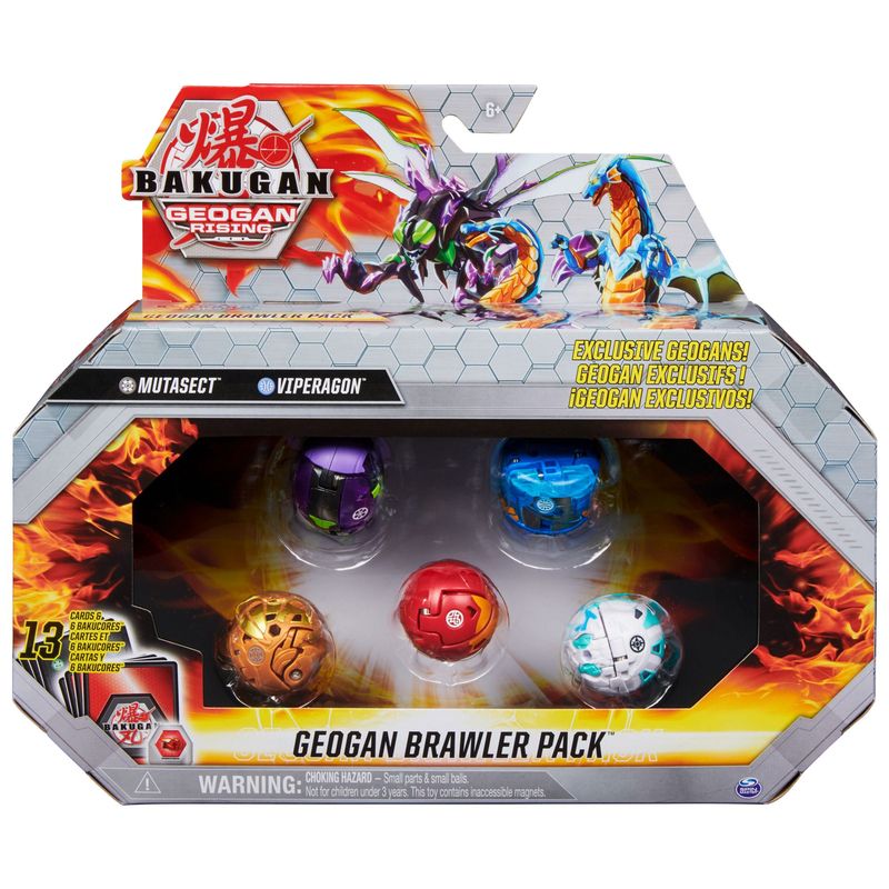 Bakugan Geogan Rising Brawler Pack Series 3 Mutasect/Viperagon ...
