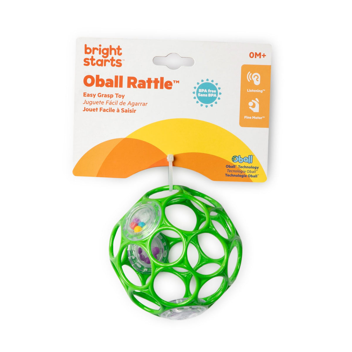 Bright Starts Oball Rattle & Roll Assorted Styles – Toyworld NZ