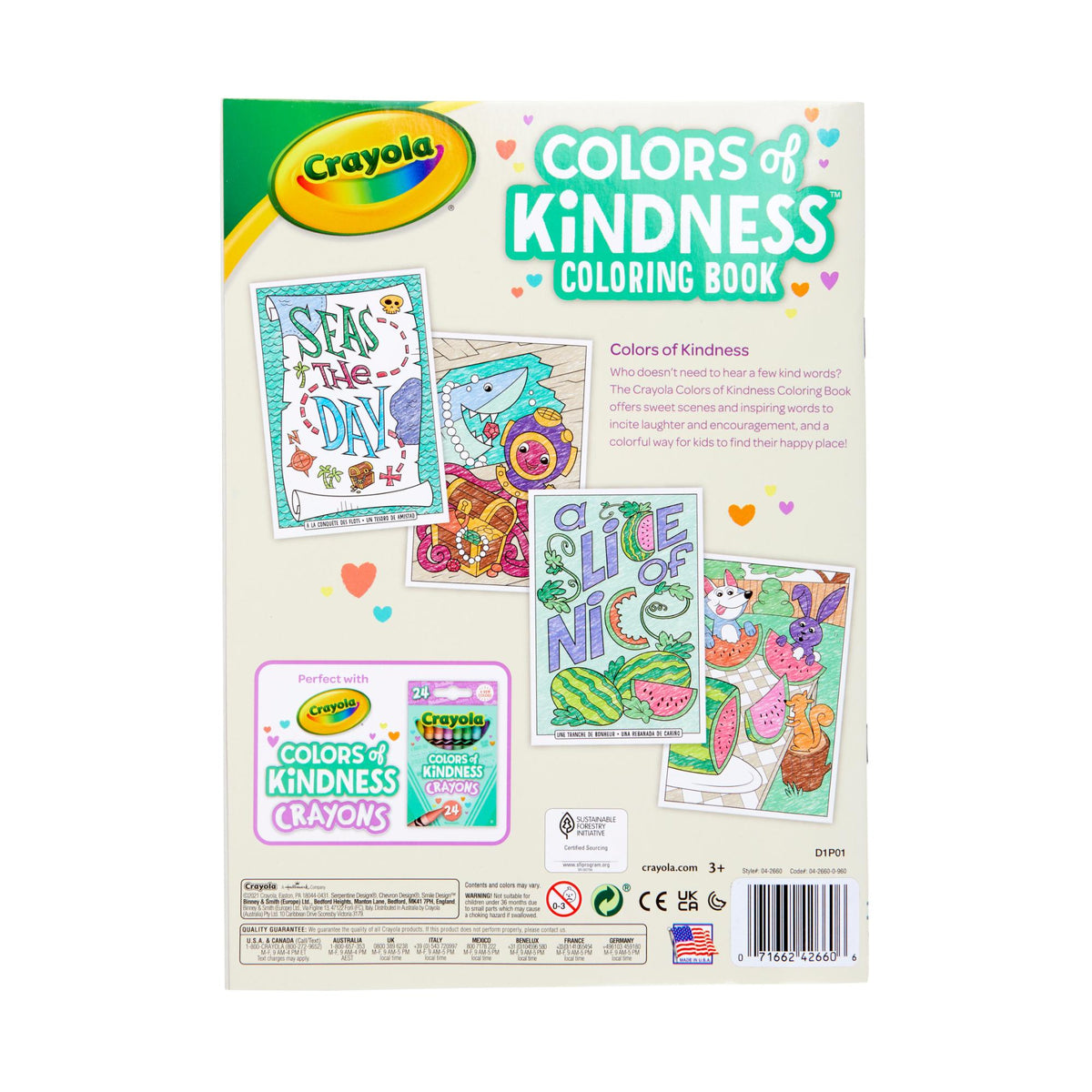Crayola Colours Of Kindness 48 Page Colouring Book – Toyworld NZ