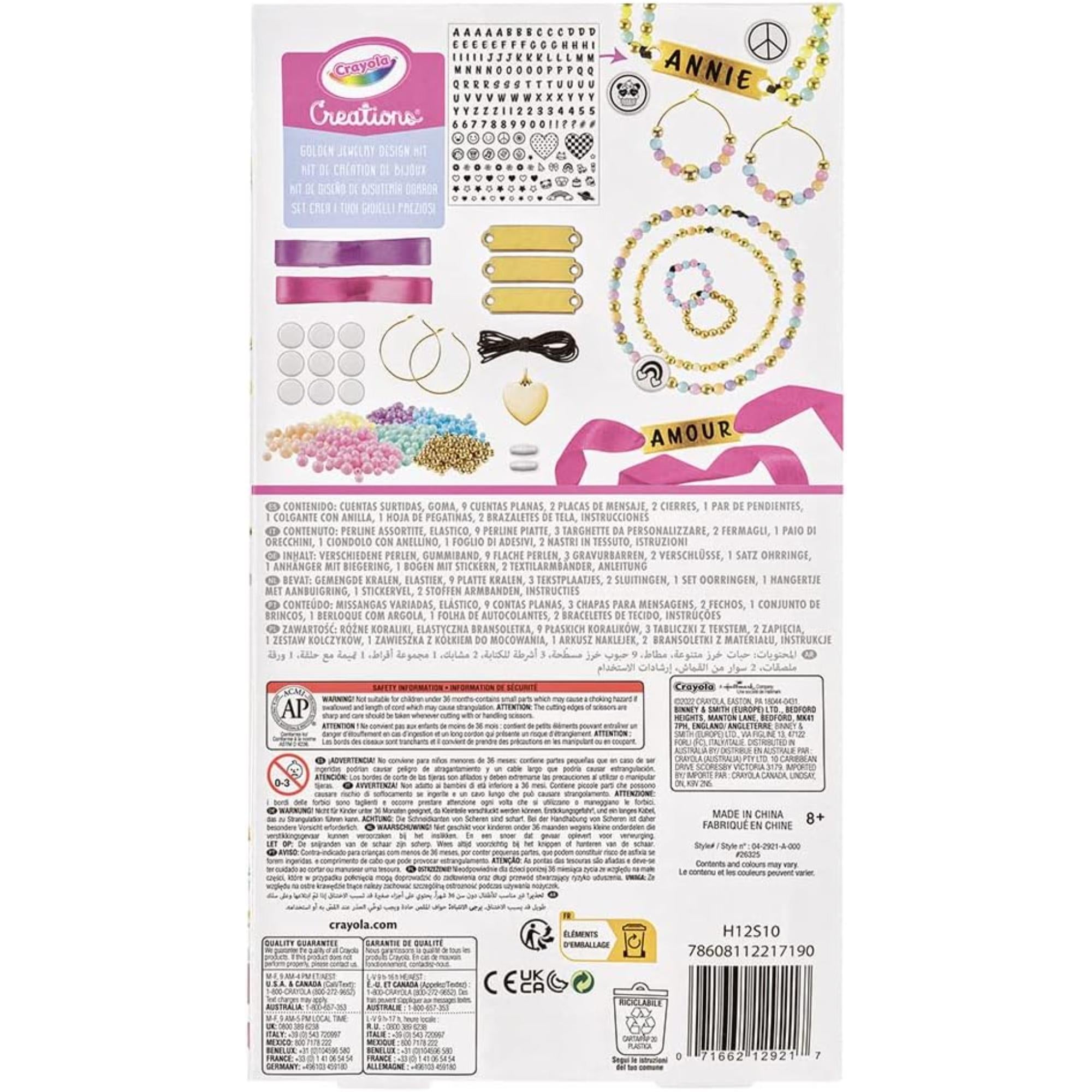 Crayola Creations Golden Jewelry Kit – Toyworld NZ