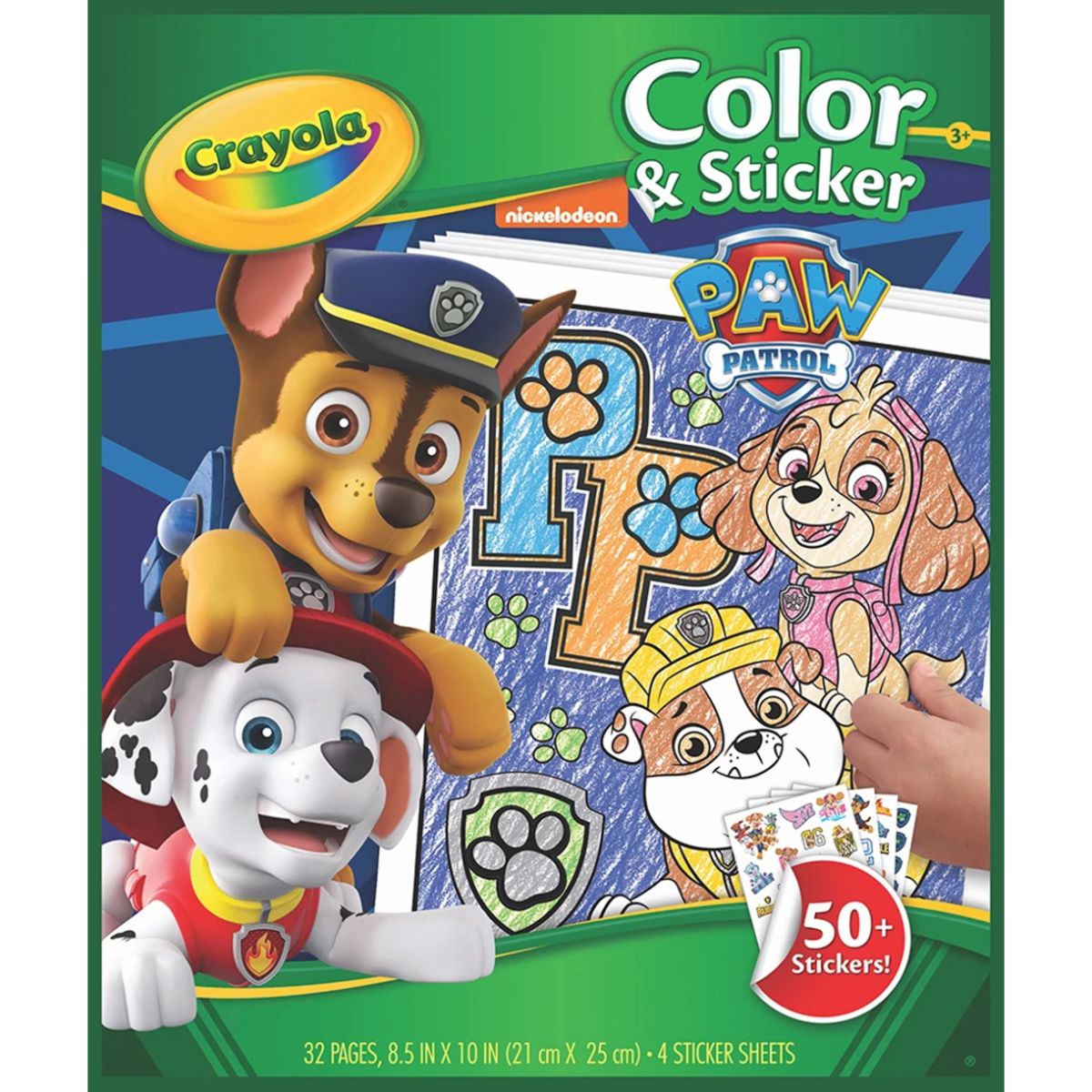 Crayola PAW Patrol Colour & Sticker Book – Toyworld NZ