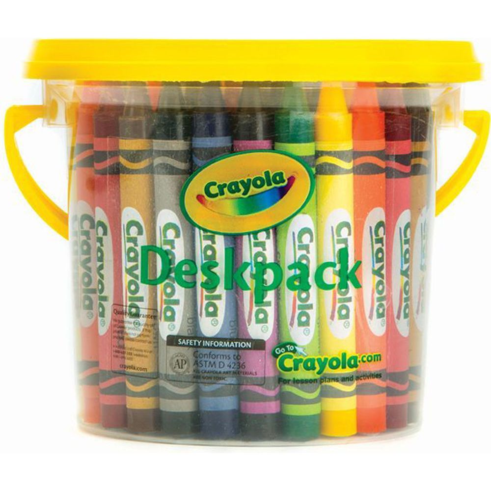 Crayola Large Crayon Desk Pack 48 Pack – Toyworld NZ