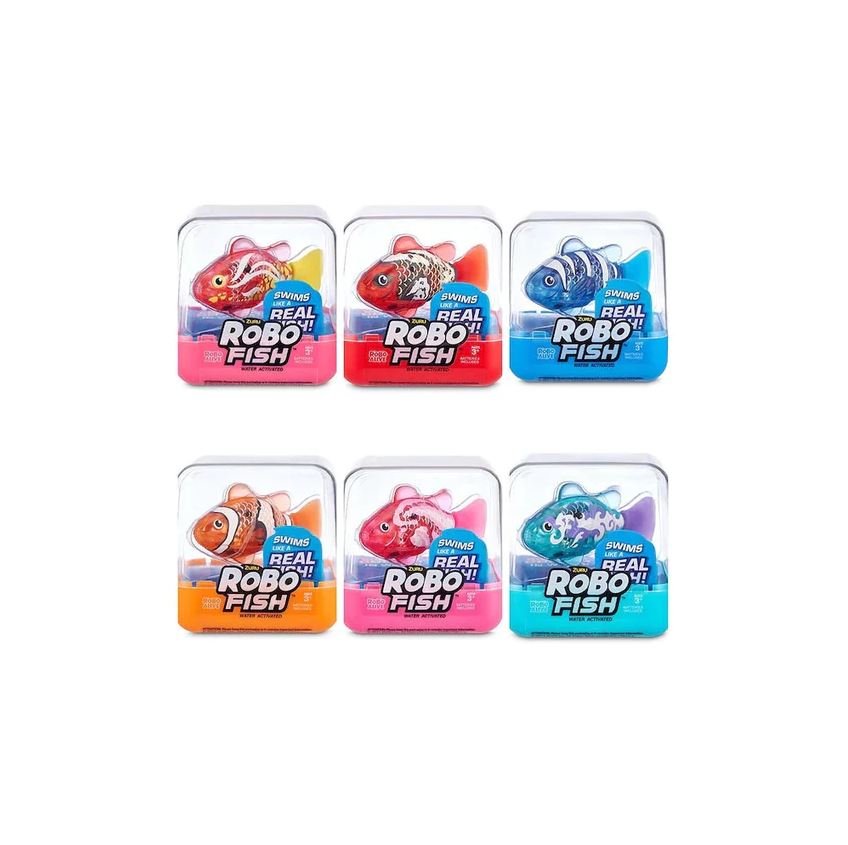 ZURU Robo Alive Robo Fish Series 2 Colour Change Fish Assorted Styles ...