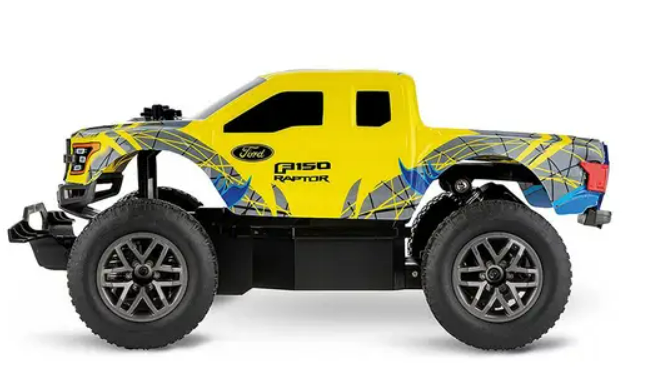 Carerra RC Ford F-150 Raptor Yellow/ Blue – Toyworld NZ