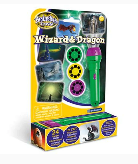 Brainstorm Toys Wizard & Dragon Torch & Projector – Toyworld NZ