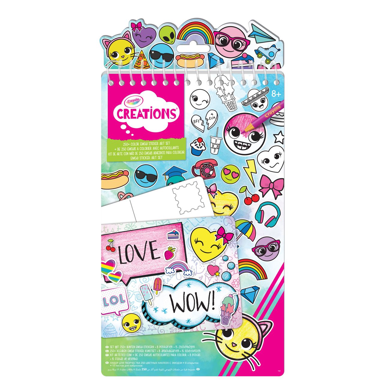 Crayola Creations 250+ Color Emoji Sticker Art Set | Toyworld – Toyworld NZ