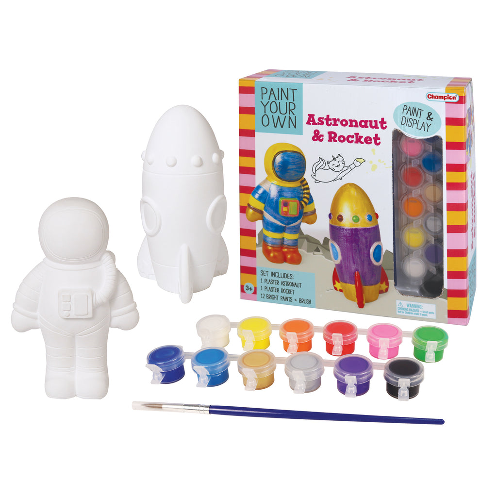Paint Your Own Astronaut & Rocket – Toyworld NZ