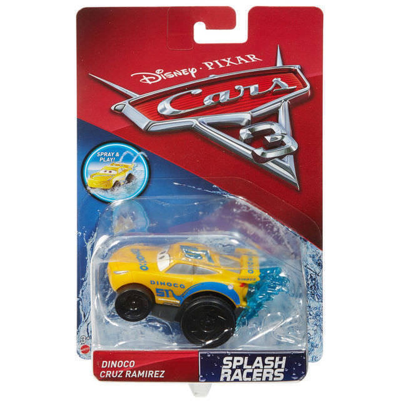 Disney Cars 3 Splash Racers Vehicle Dinoco Cruz Ramirez – Toyworld NZ
