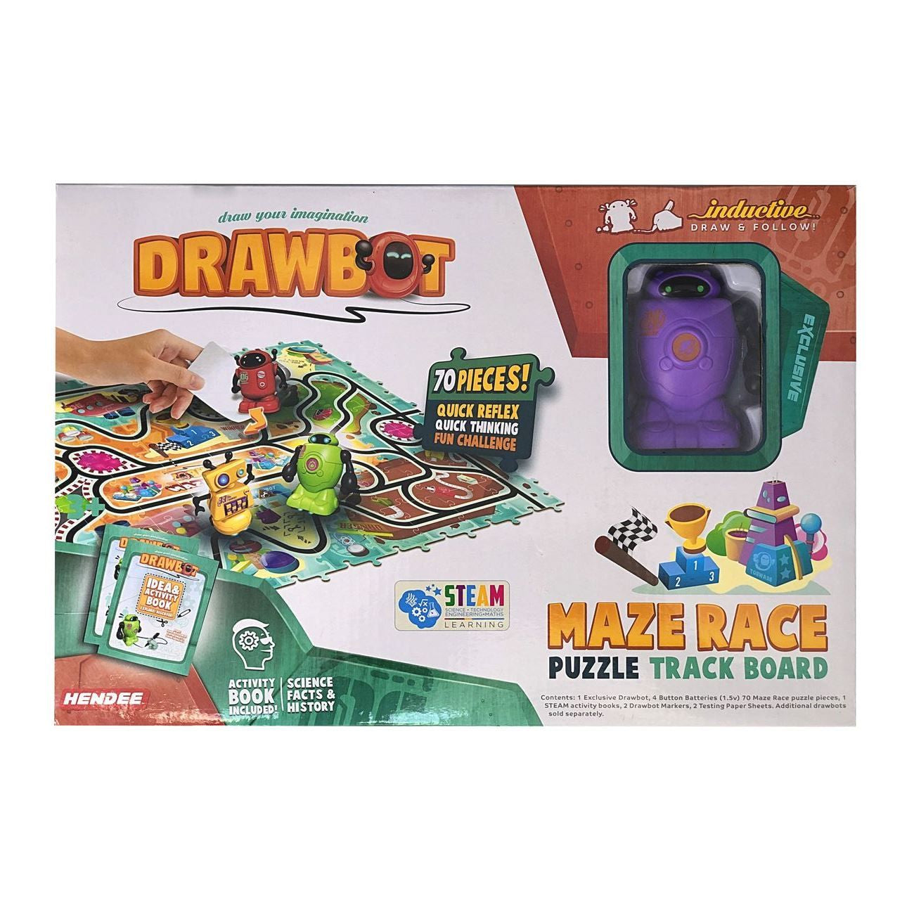 Drawbot Robot Builder With 70 Piece Puzzle – Toyworld NZ
