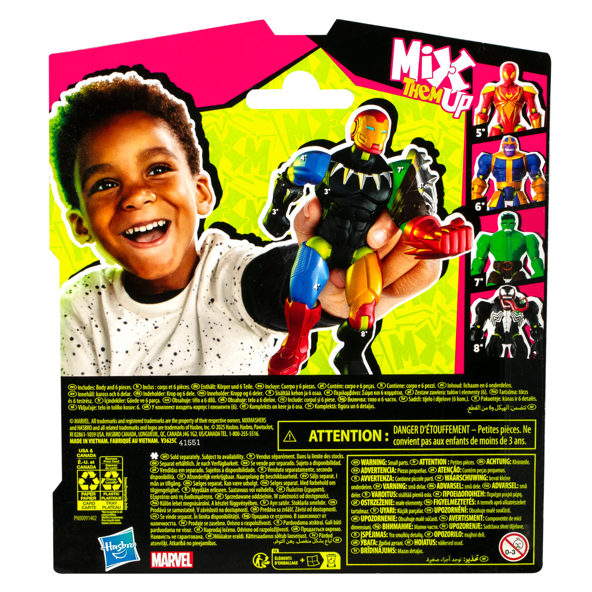 Marvel Avengers Mixmashers Iron Man Basic Figure – Toyworld NZ