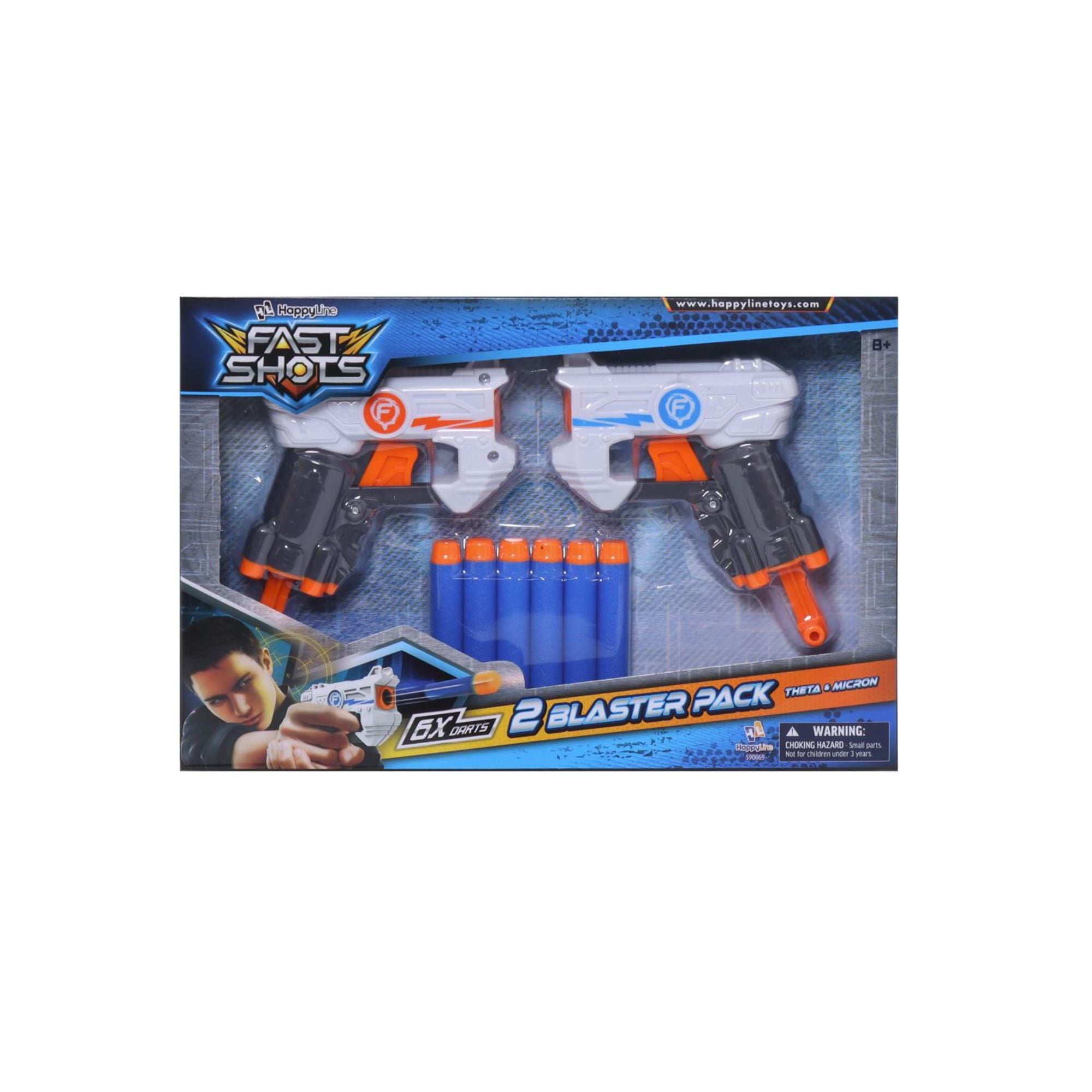 Fast Shots 2 Blaster Pack Theta & Omicron – Toyworld NZ