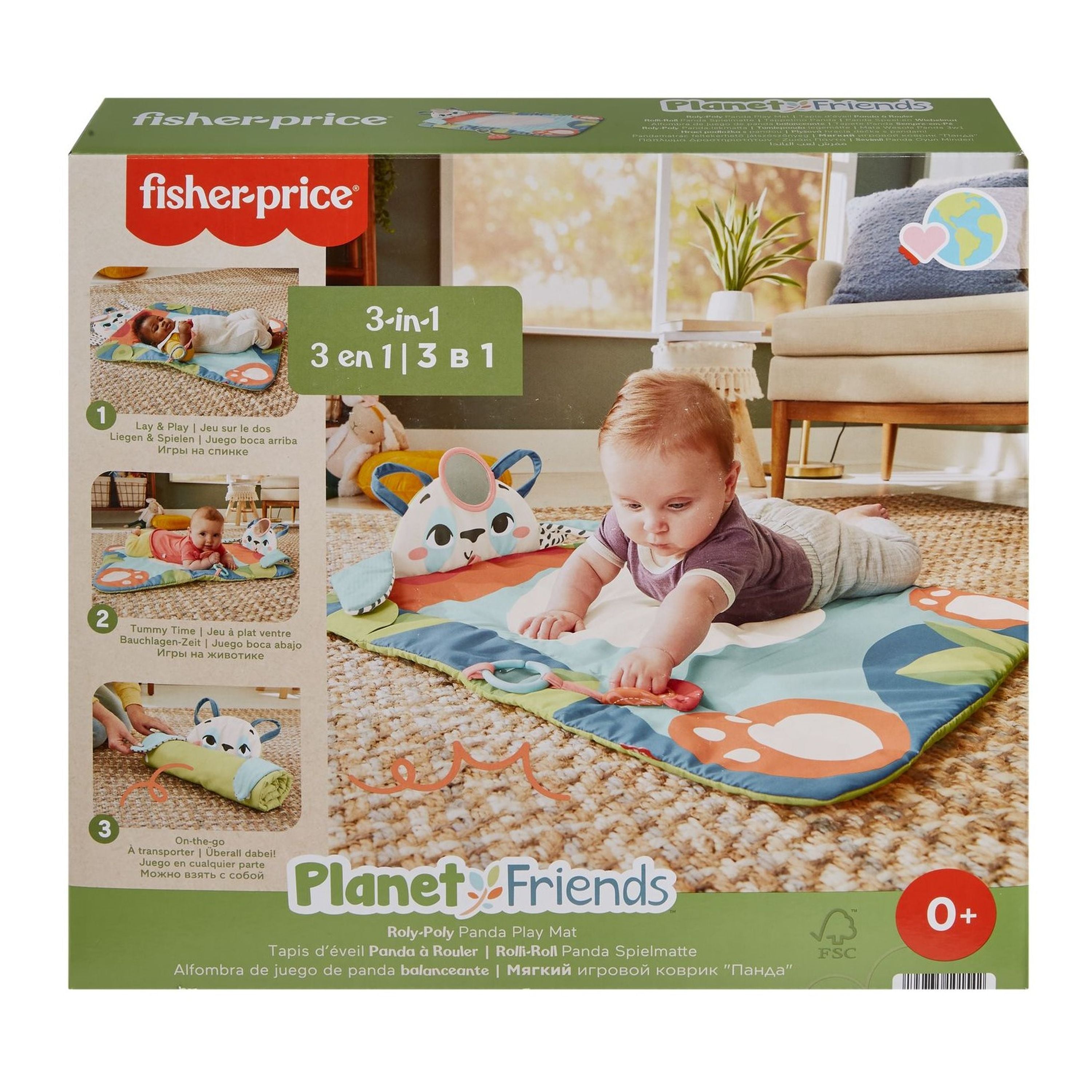 Fisher-Price 3-In-1 Roly-Poly Panda Play Mat – Toyworld NZ