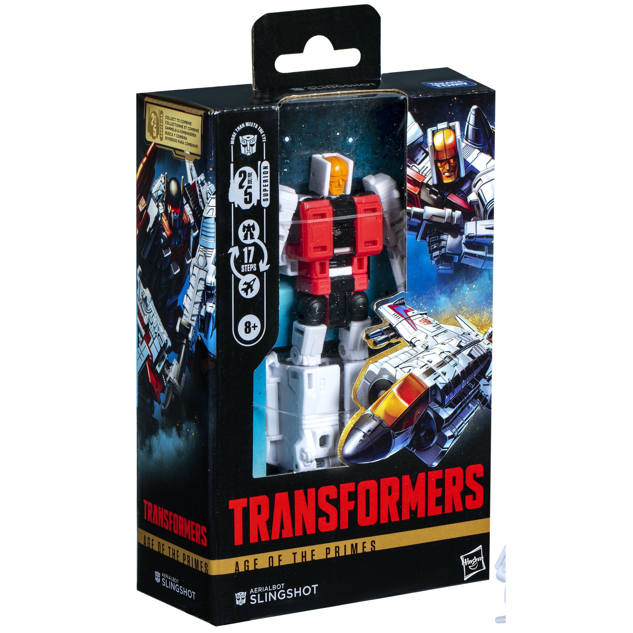 Transformers Age of the Primes Deluxe Class Aerialbot Slingshot Action ...