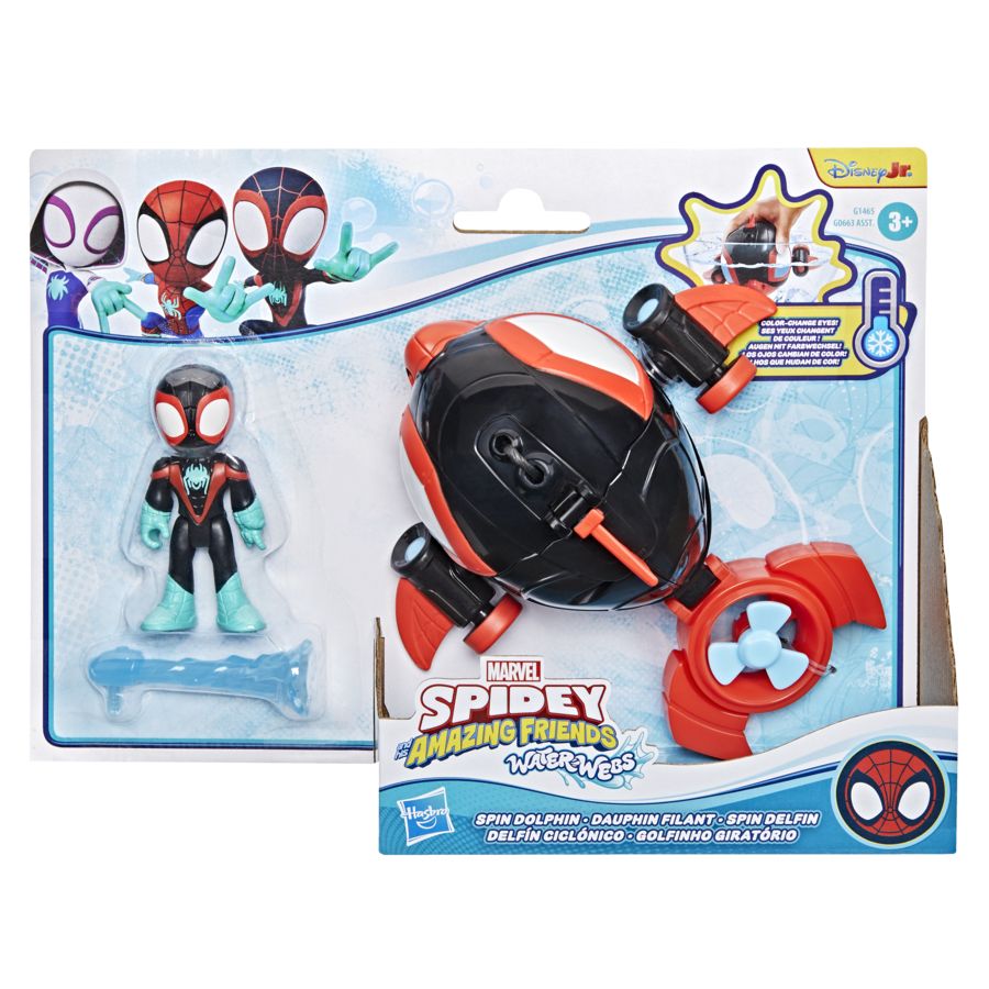 Marvel Spidey and His Amazing Friends Water-Webs Spin Dolphin – Toyworld NZ