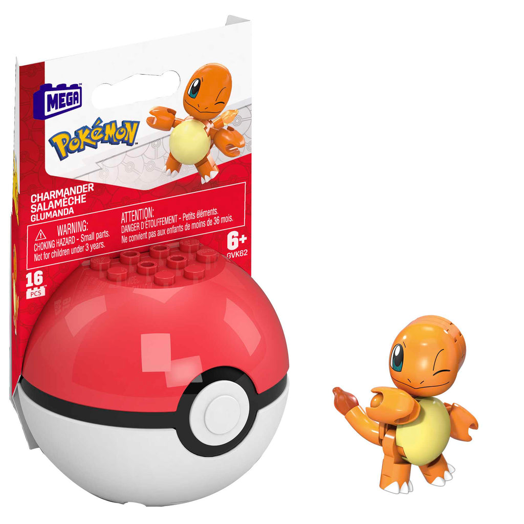 MEGA CONSTRUX POKEMON EVERGREEN BALL CHARMANDER – Toyworld NZ