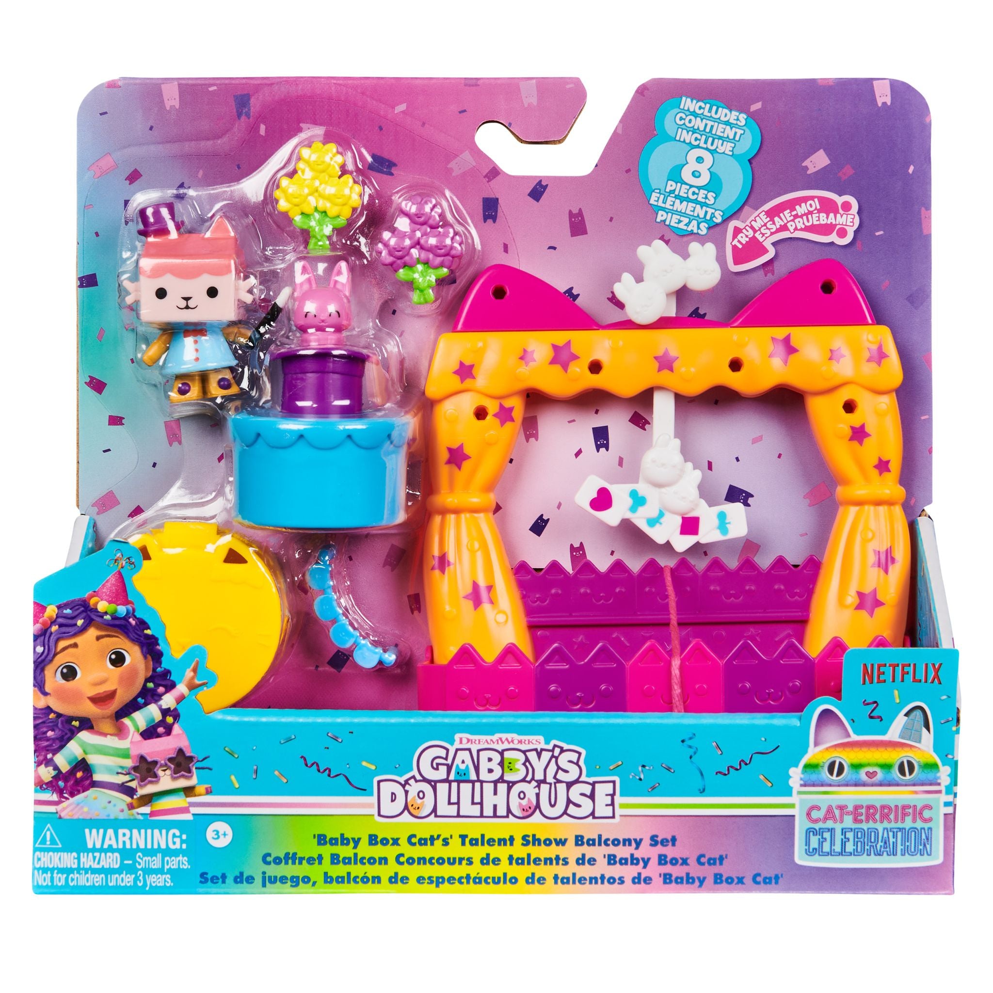 Gabby's Dollhouse Baby Box Cat's Talent Show Balcony Set – Toyworld NZ