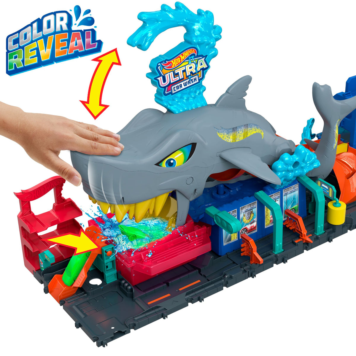 Hot Wheels Ultra Shark Car Wash Playset – Toyworld NZ