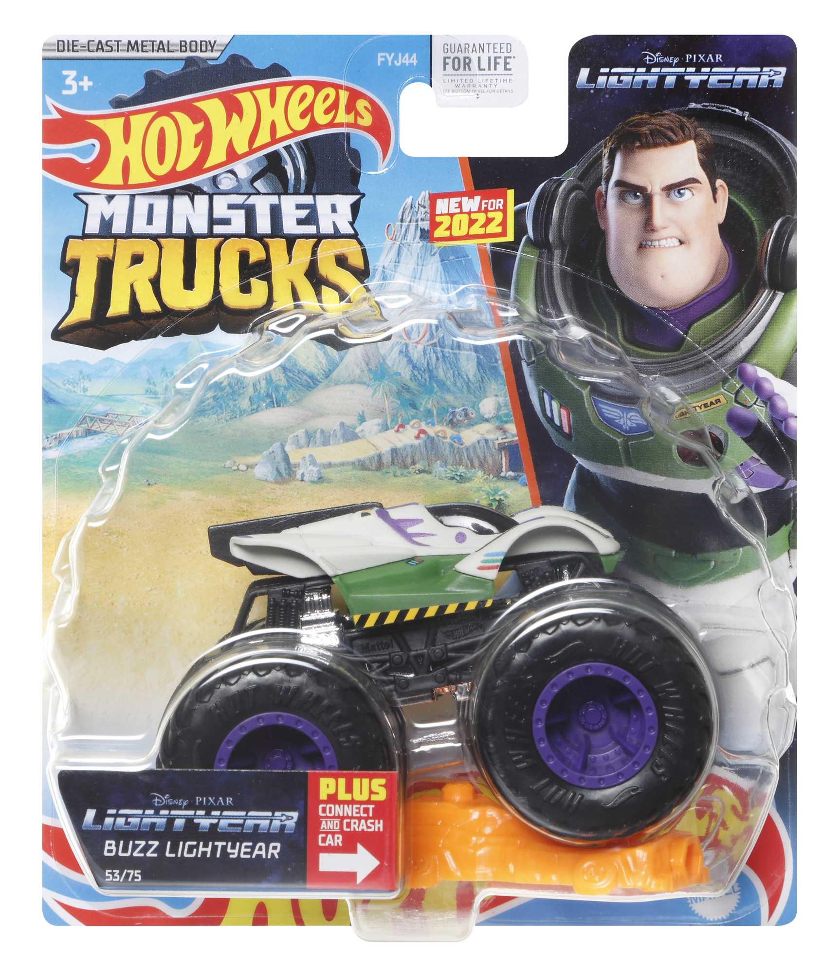 HOT WHEELS 1:64 MONSTER TRUCKS 2023 DISNEY LIGHTYEAR BUZZ LIGHTYEAR ...
