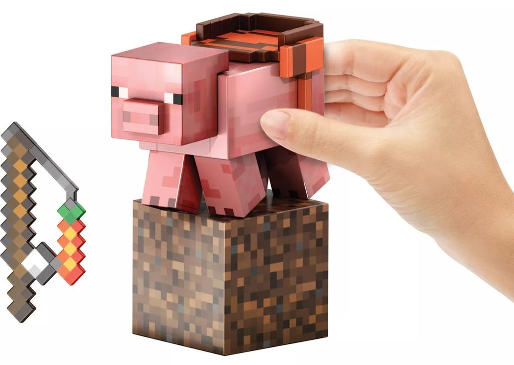 Minecraft Diamond Level Pig – Toyworld NZ