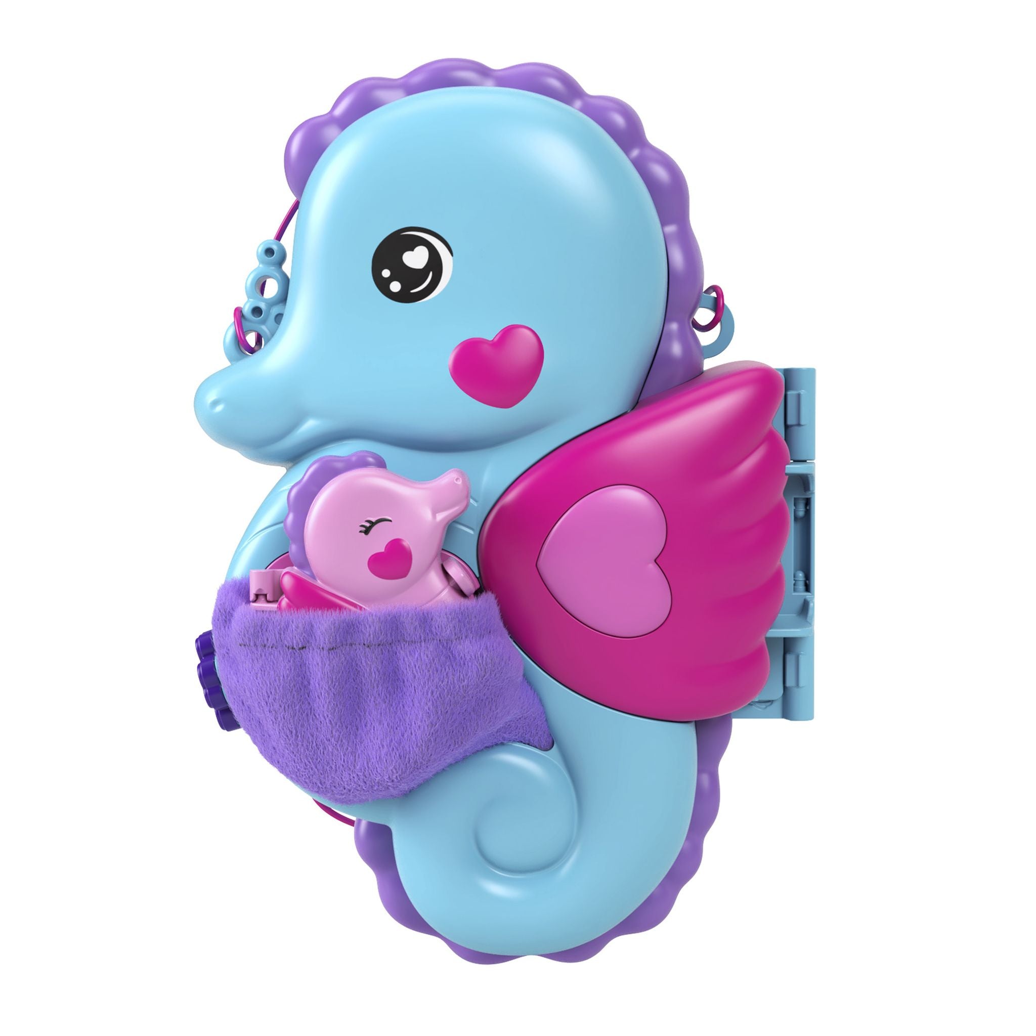 Polly Pocket Daddy & Me Seahorse Purse Wearable Compact – Toyworld NZ