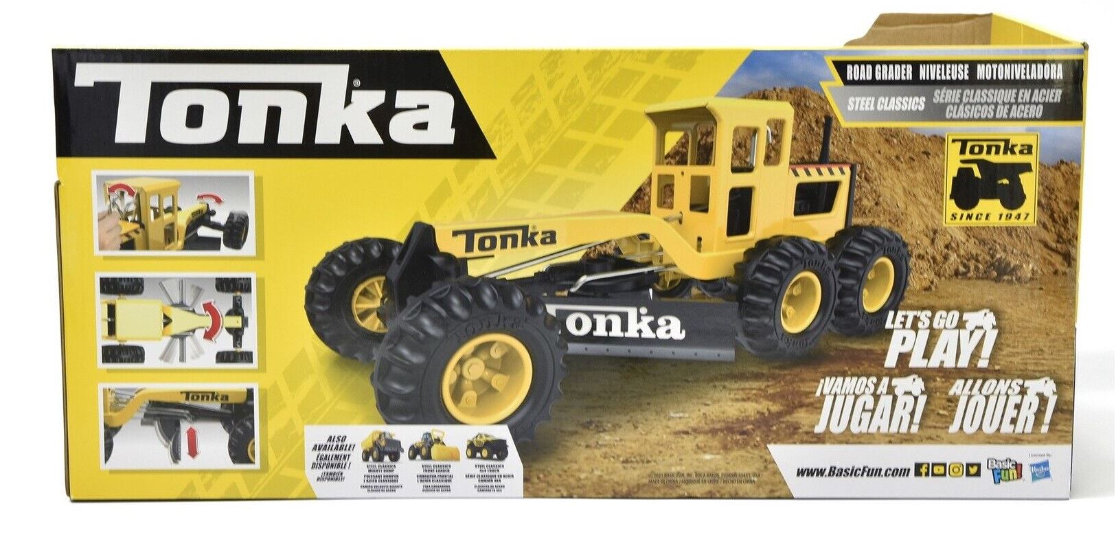 Tonka Steel Classics Road Grader – Toyworld NZ