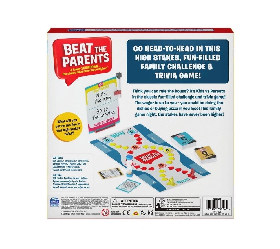 Beat The Parents Board Game – Toyworld NZ