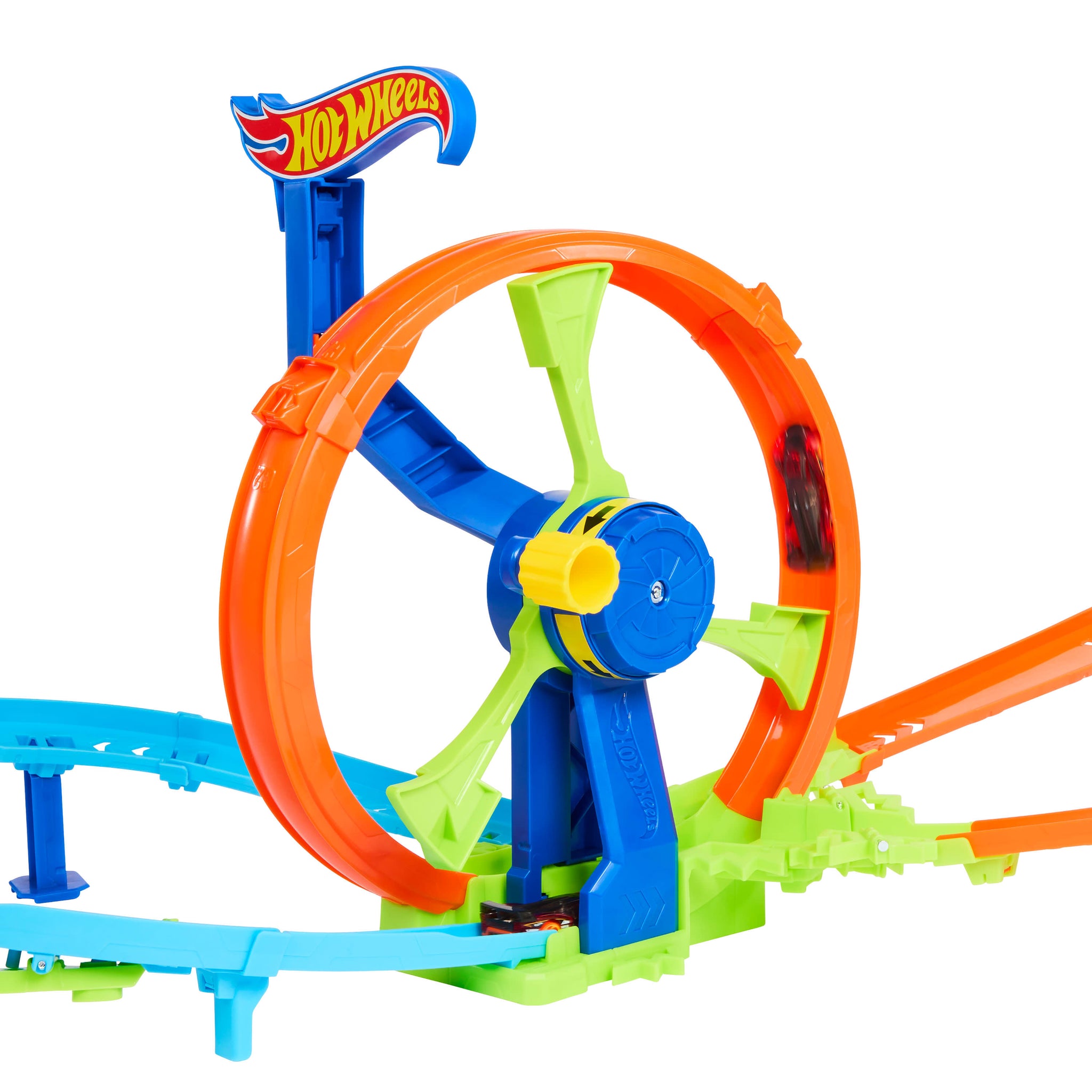 Hot Wheels Stunt Tracks Rapid Launch & Loop Playset – Toyworld NZ