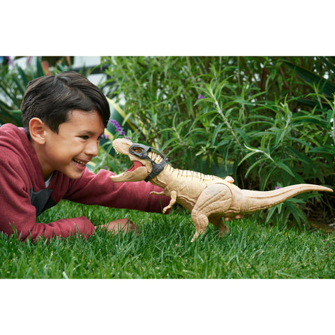 Jurassic World Dino Trackers Hunt 'N Chomp Tyrannosaurus Rex – Toyworld NZ