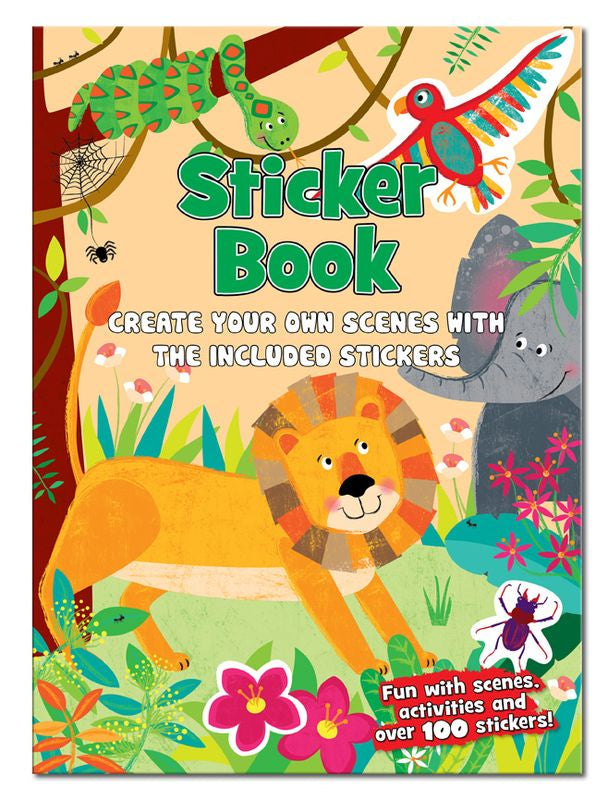 Jungle Sticker Book – Toyworld NZ
