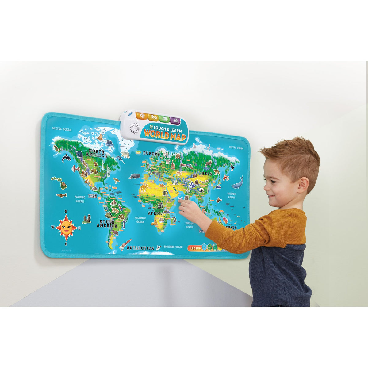 LeapFrog Touch & Learn World Map – Toyworld NZ