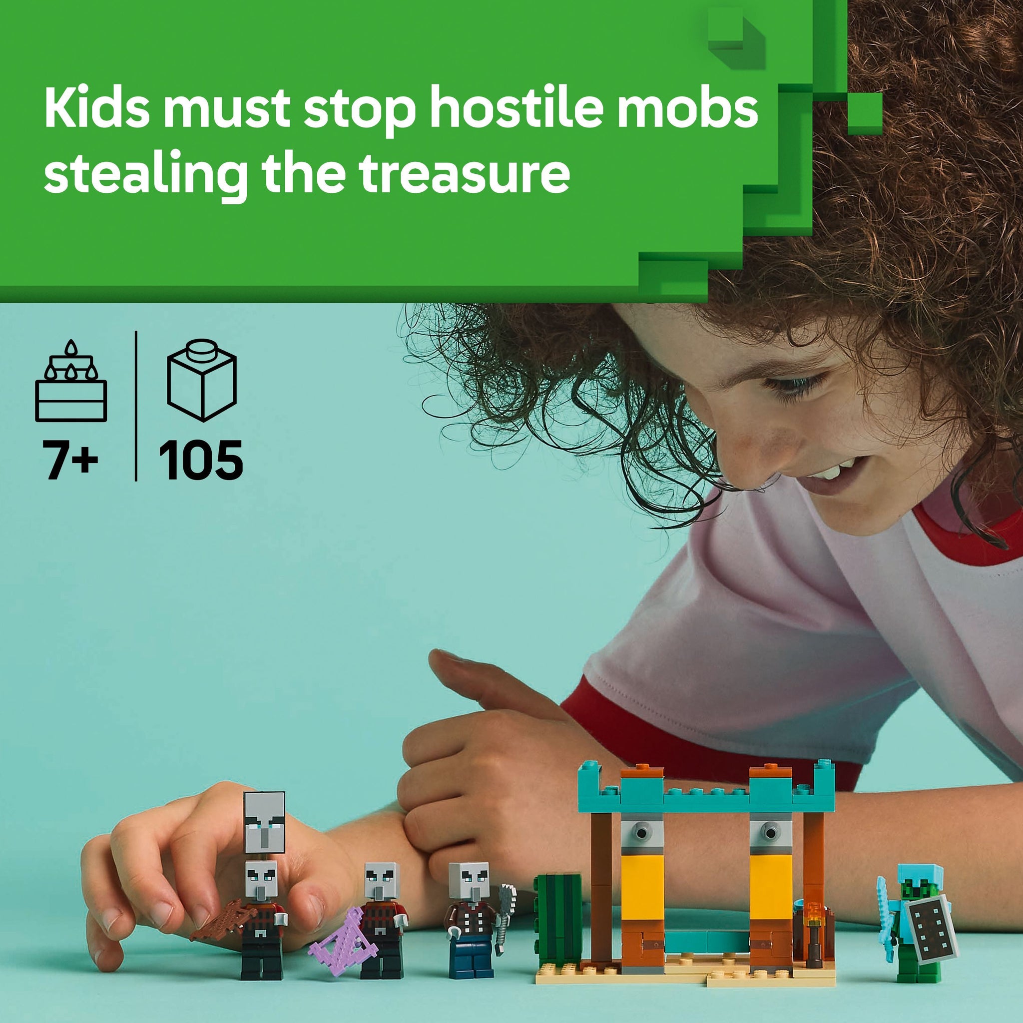 LEGO 21267 Minecraft The Illager Desert Patrol – Toyworld NZ