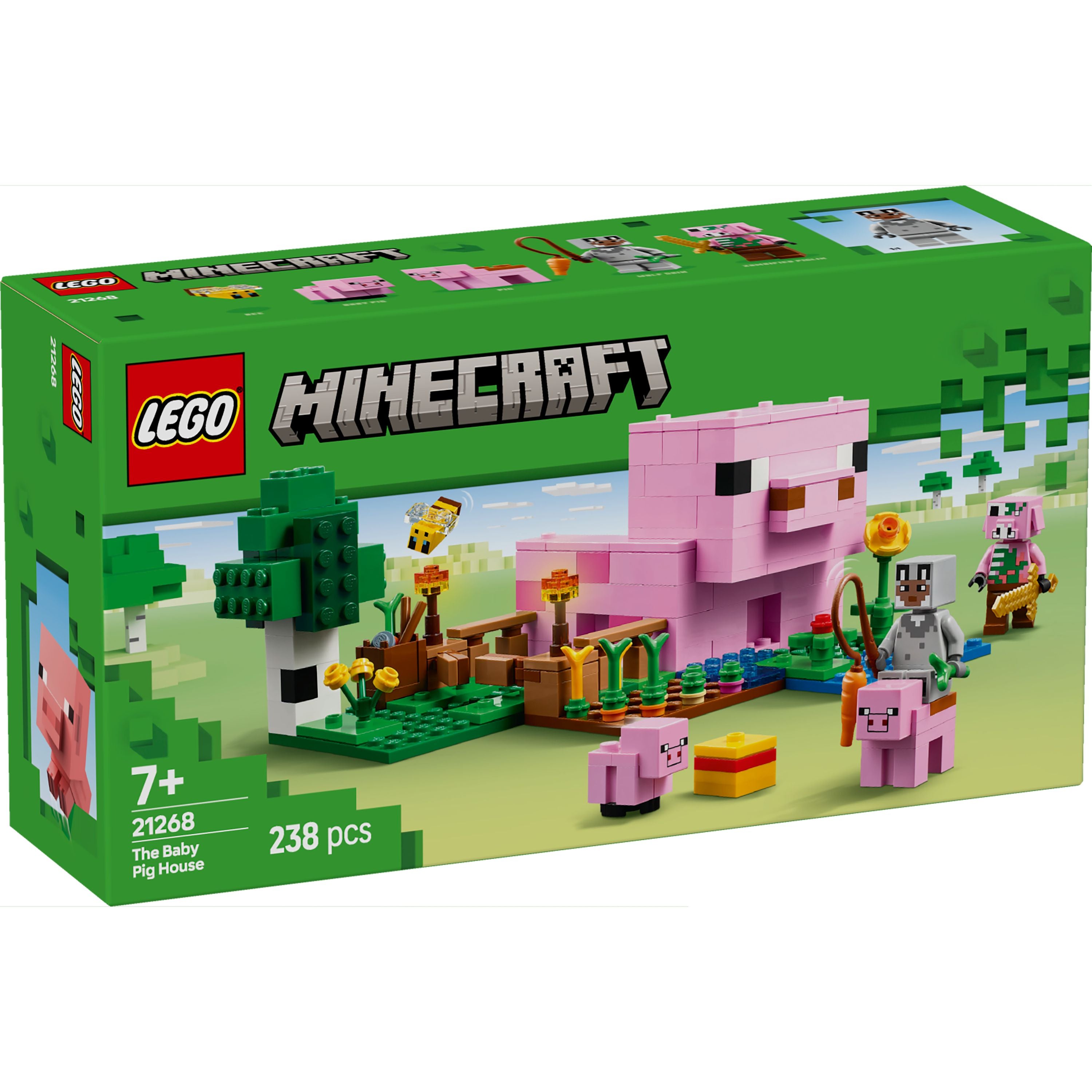 LEGO 21268 Minecraft The Baby Pig House – Toyworld NZ