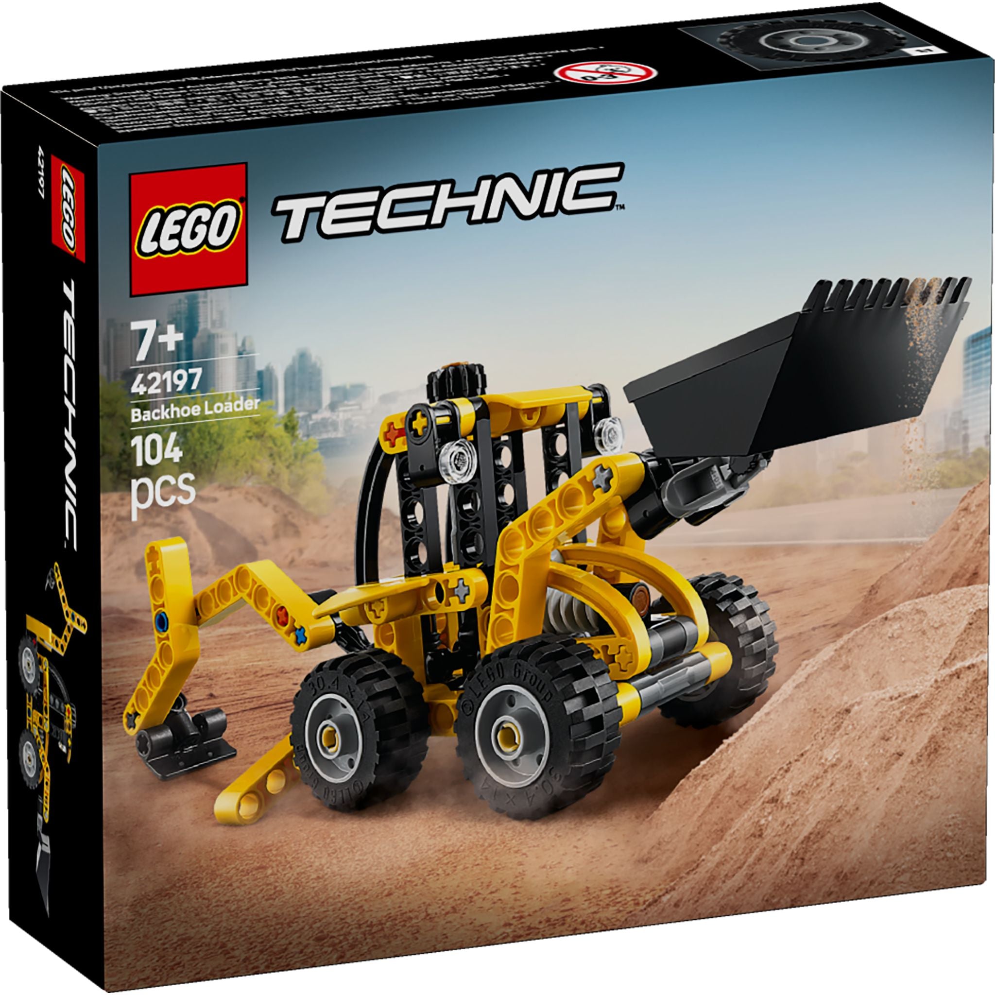 LEGO 42197 Technic Backhoe Loader – Toyworld NZ