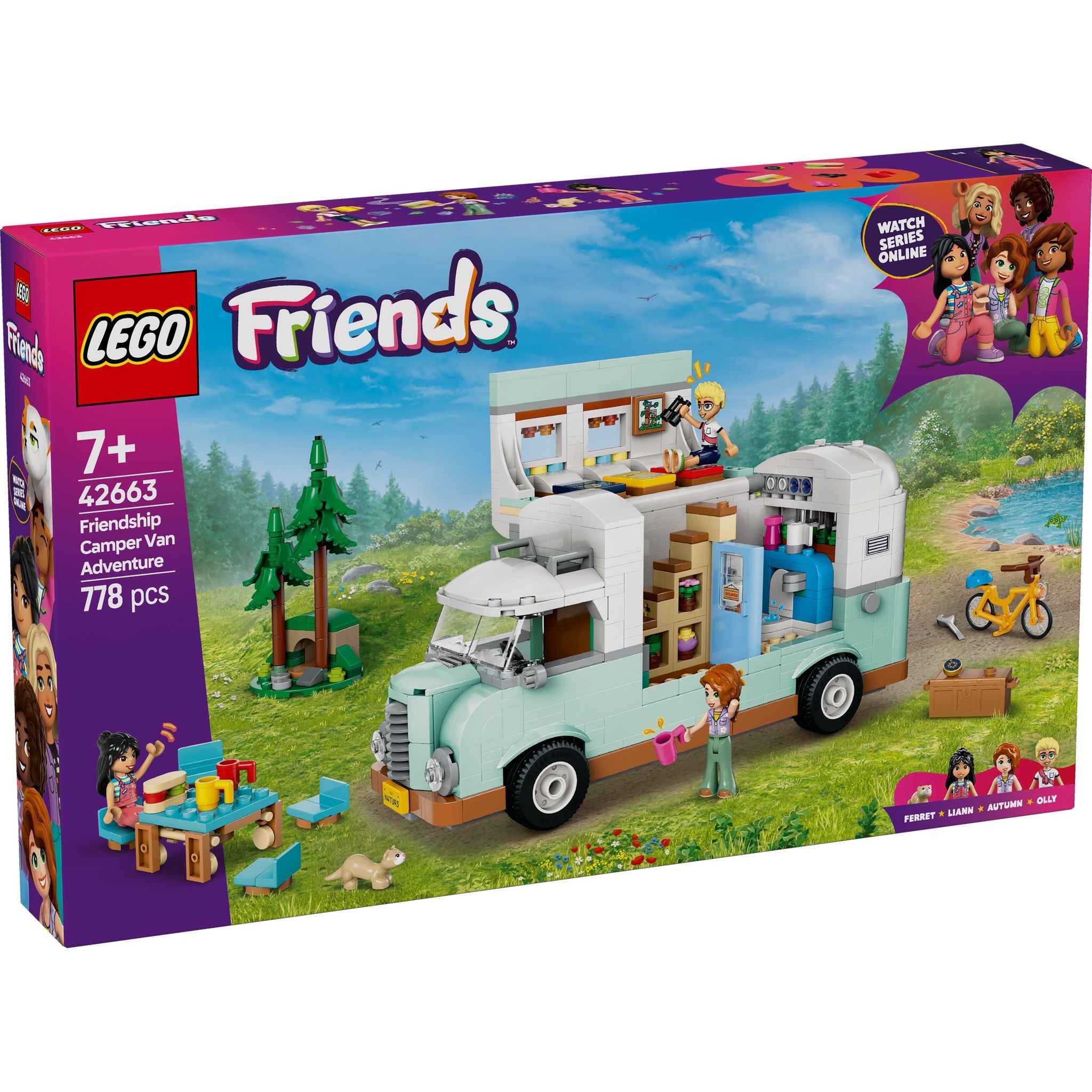 LEGO 42663 Friends Friendship Camper Van Adventure – Toyworld NZ