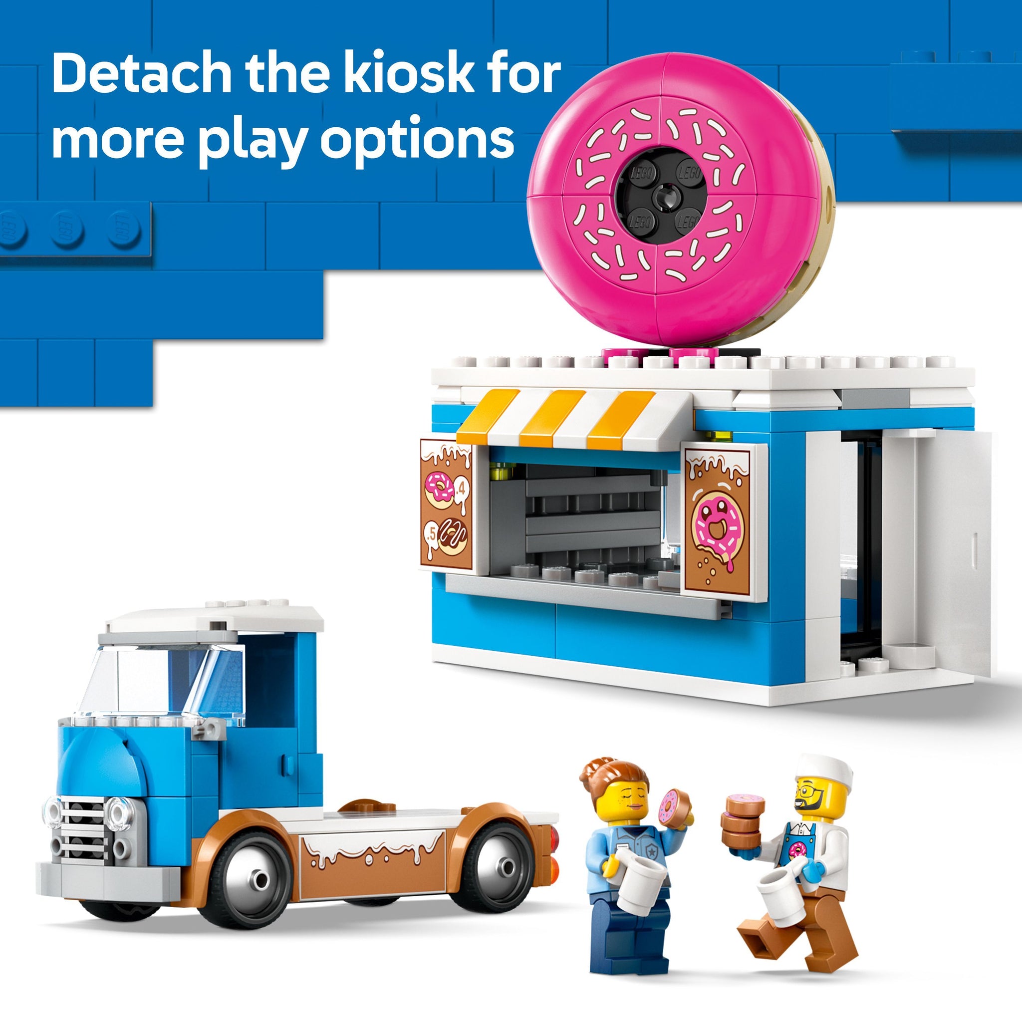LEGO 60452 City Donut Truck – Toyworld NZ