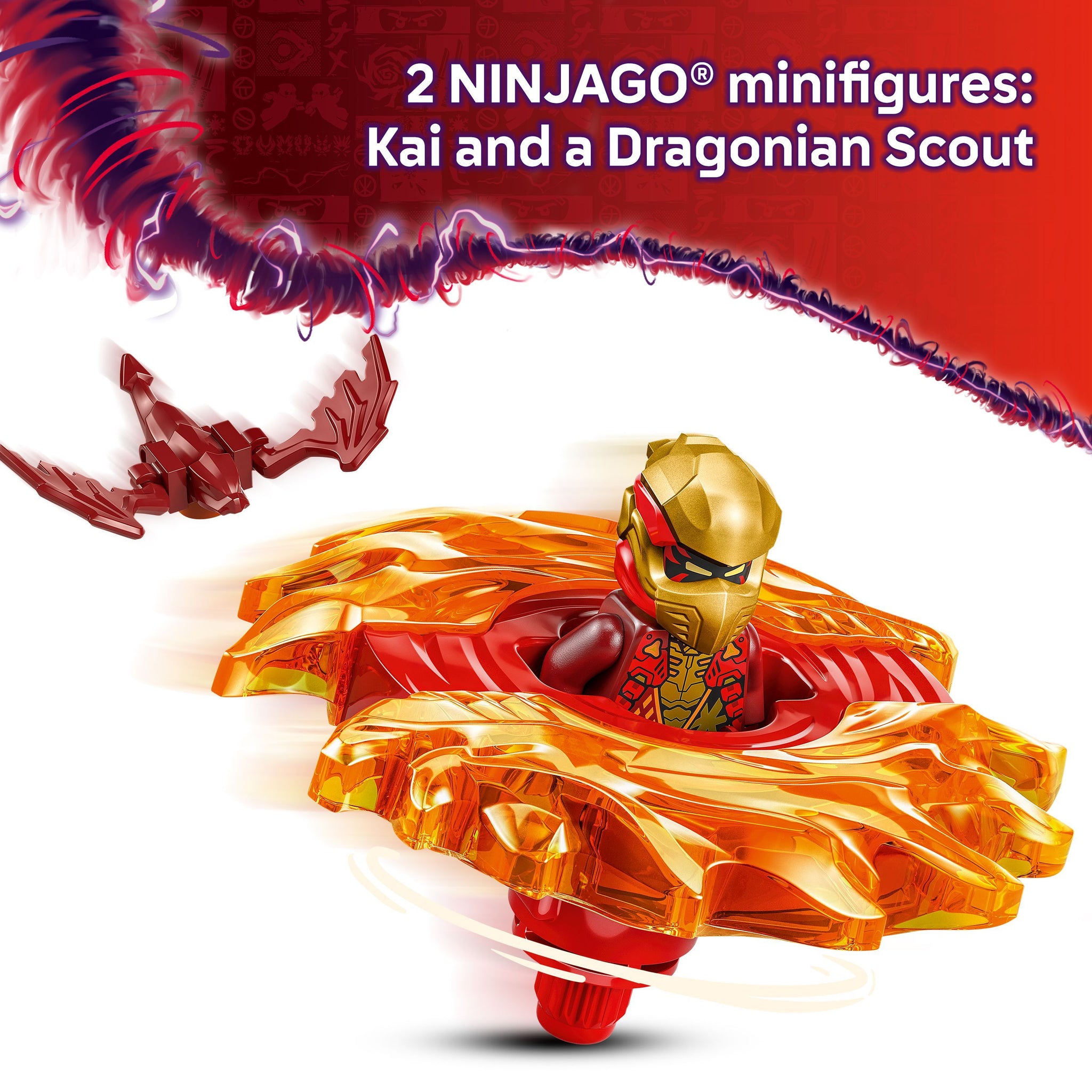 LEGO 71823 Ninjago Kai's Dragon Spinjitzu Spinner – Toyworld NZ