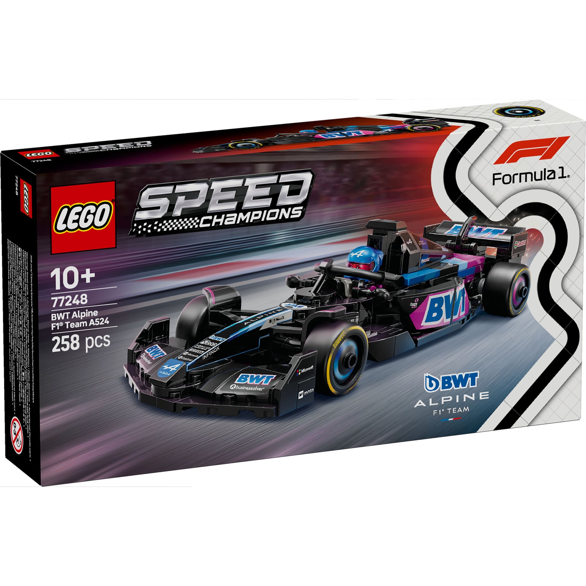LEGO 77248 Speed Champions BWT Alpine F1 Team A524 Race Car – Toyworld NZ