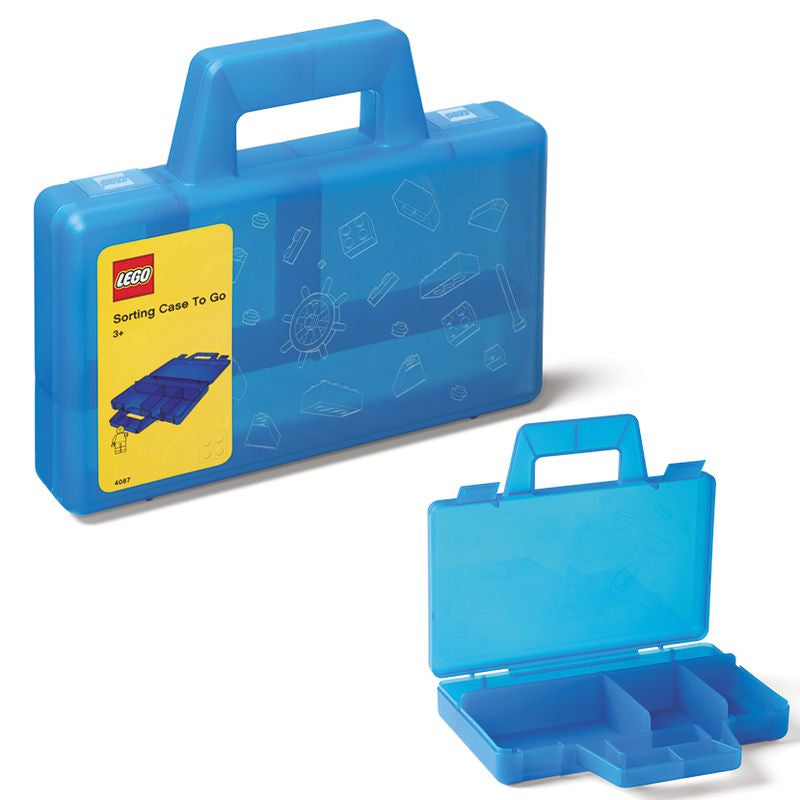 LEGO Sorting Case To Go Blue – Toyworld NZ