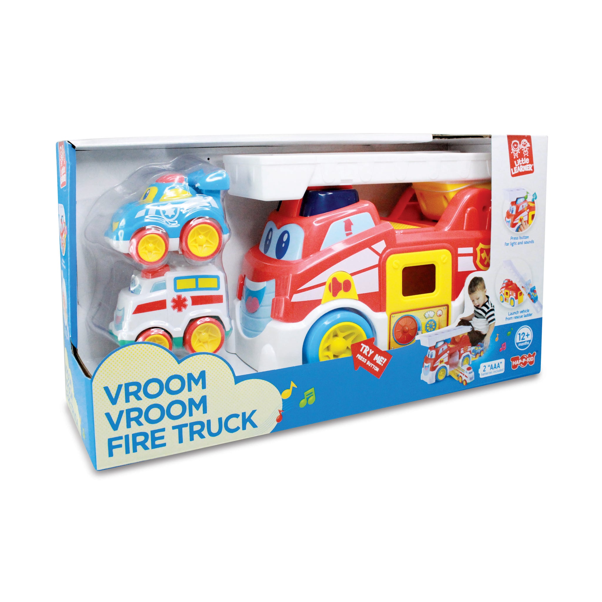 Little Learner Vroom Vroom Fire Truck – Toyworld NZ